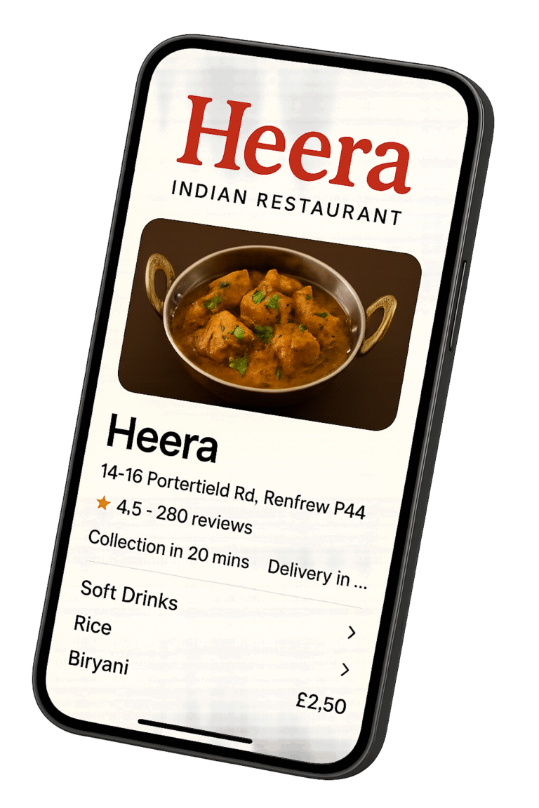 Menus - Heera Renfrew